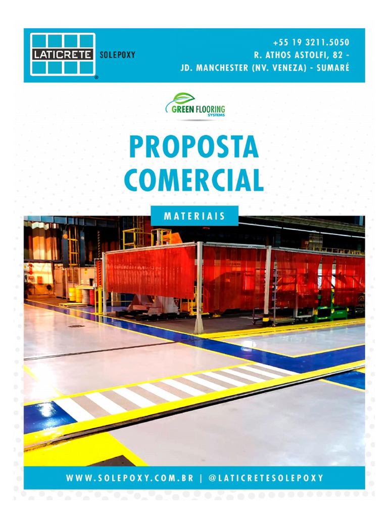 Proposta Comercial Laticrete 317 | PDF