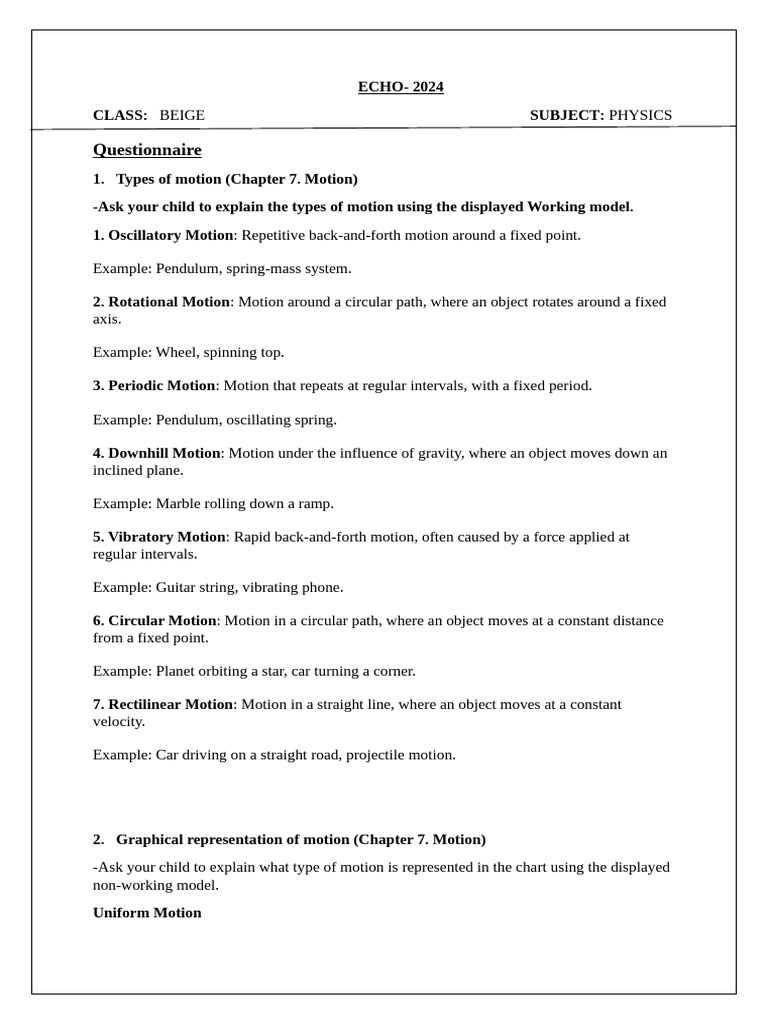ECHO Biege Physics Questions and Answers | PDF | Buoyancy | Weight