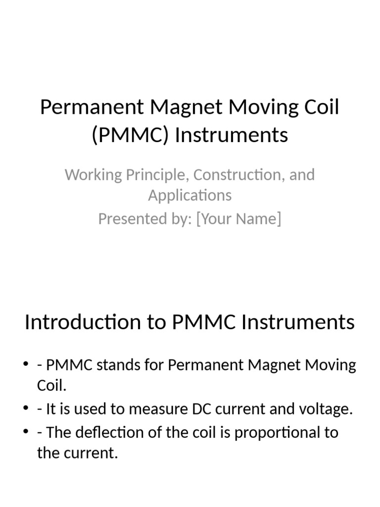 PMMC Designer Presentation | PDF