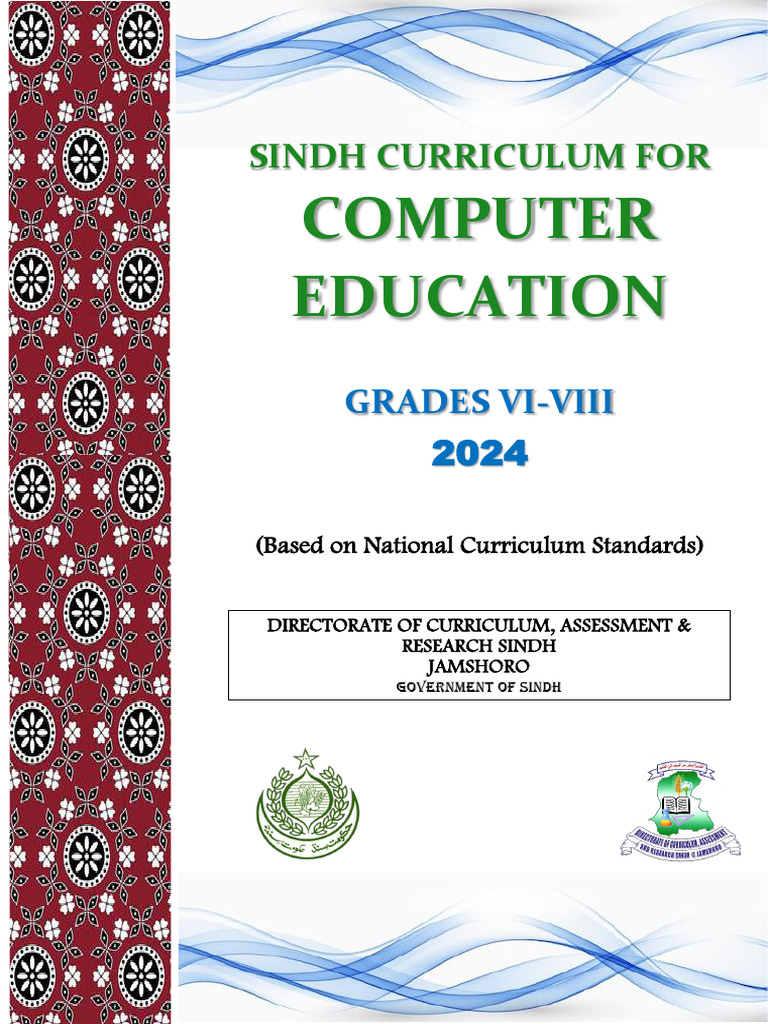 Computer Science Curriculum Grade VI-VIII 2024 With Notification | PDF ...
