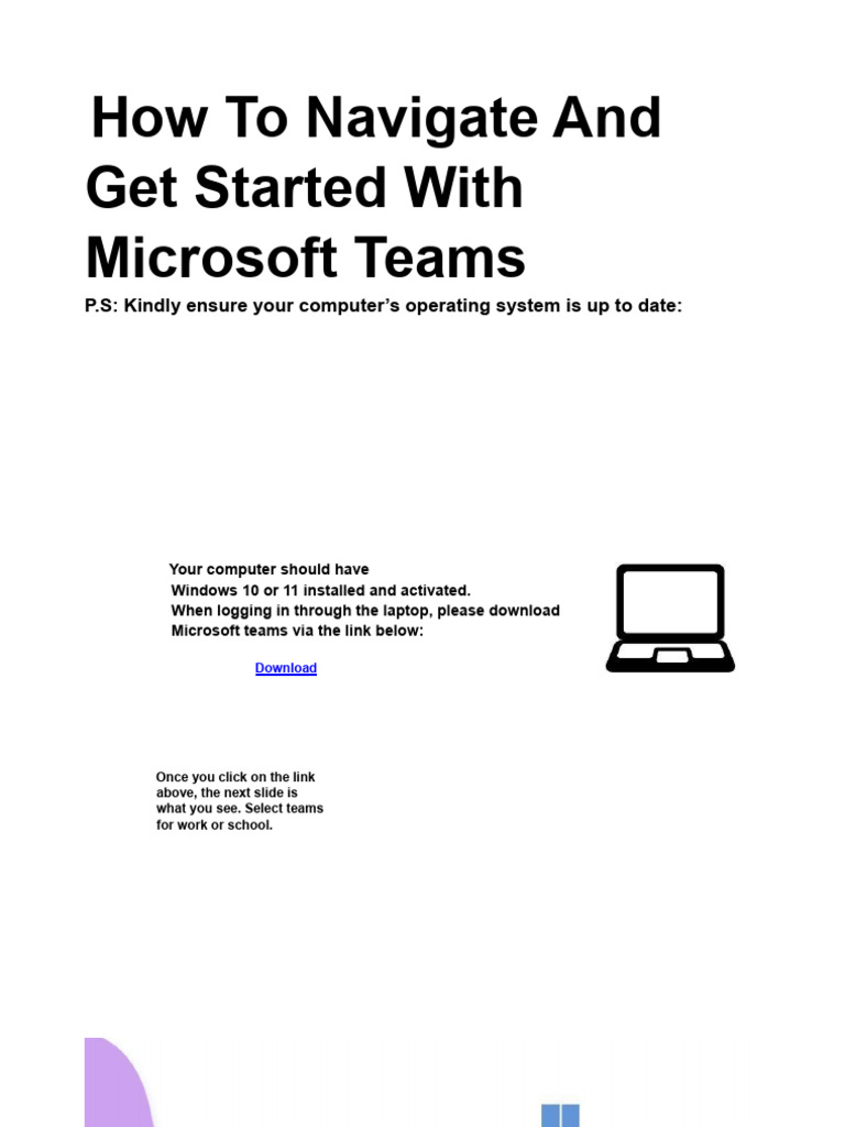 How To Get Started With Teams | PDF