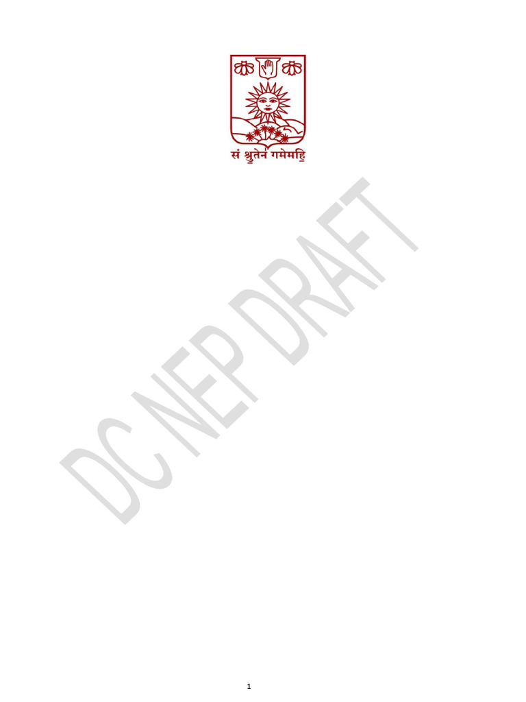 Draft Implementation Planfor NEP2020 | PDF | Academic Degree | Master's Degree