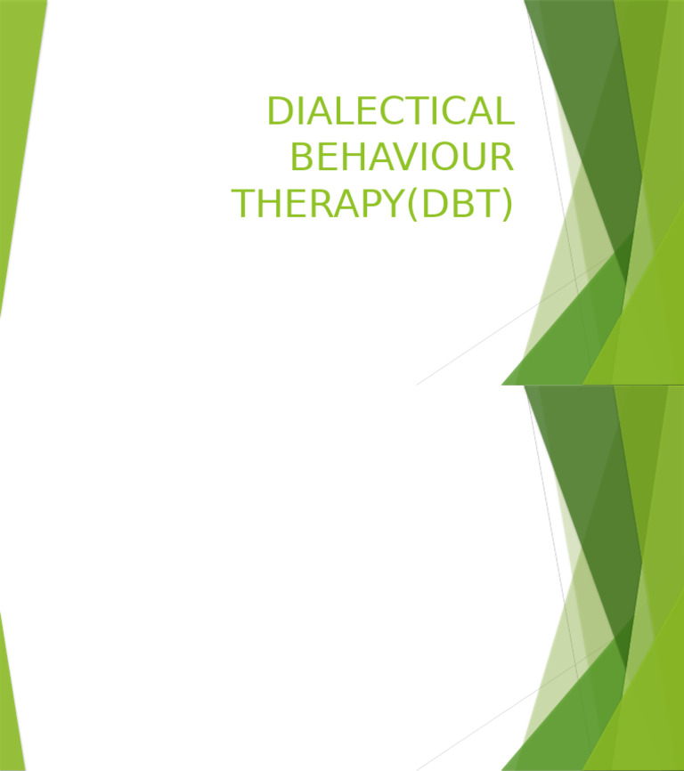 Understanding Dialectical Behavior Therapy | PDF