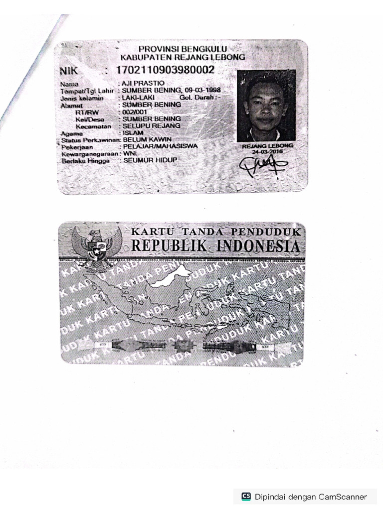 foto copy KTP aji | PDF