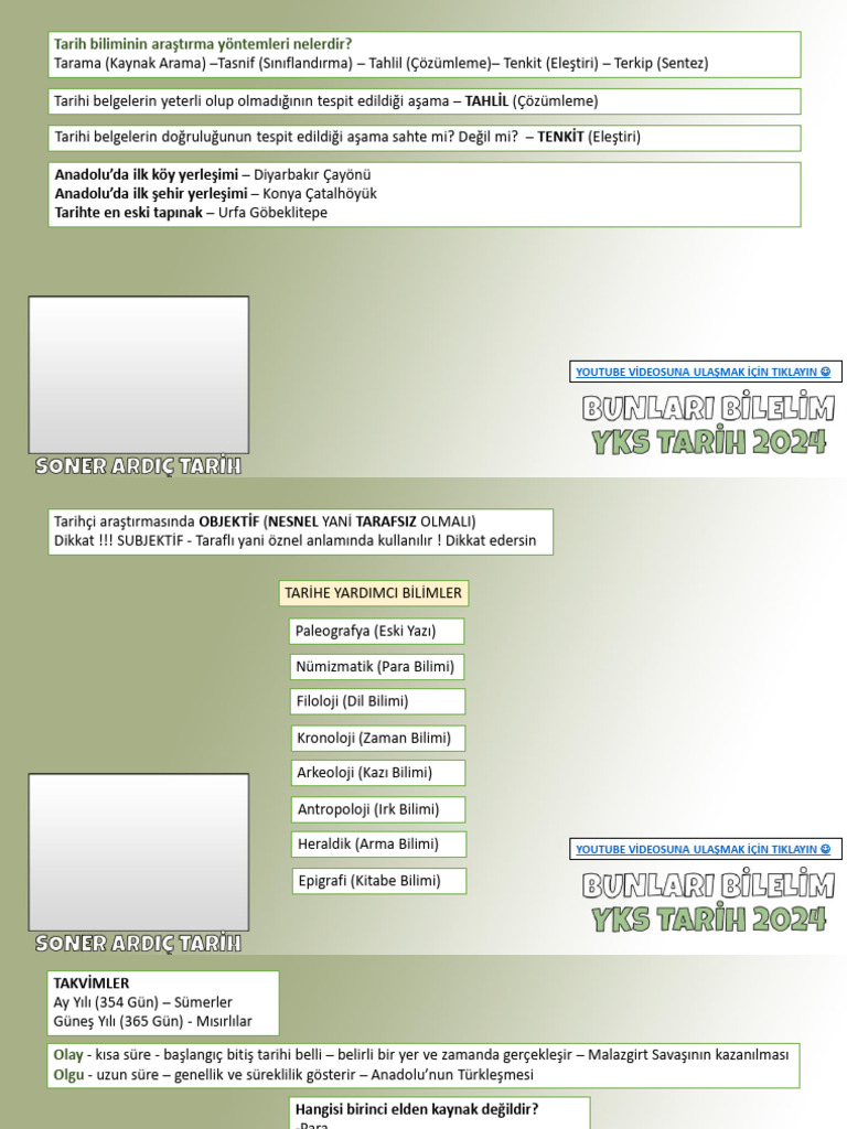 AYT Tarih Son Tekrar | PDF