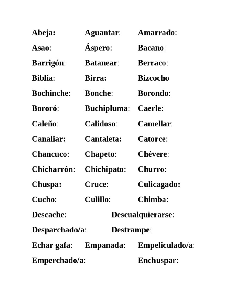 Diccionario Caleño | PDF | Alimentos