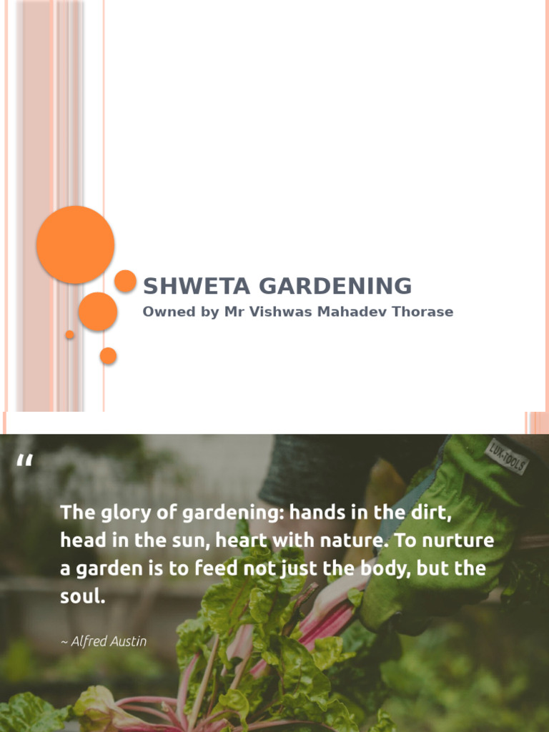 Shweta Gardening | PDF
