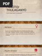 Manollo Ya Mehaladitwe Ya Dithota | PDF