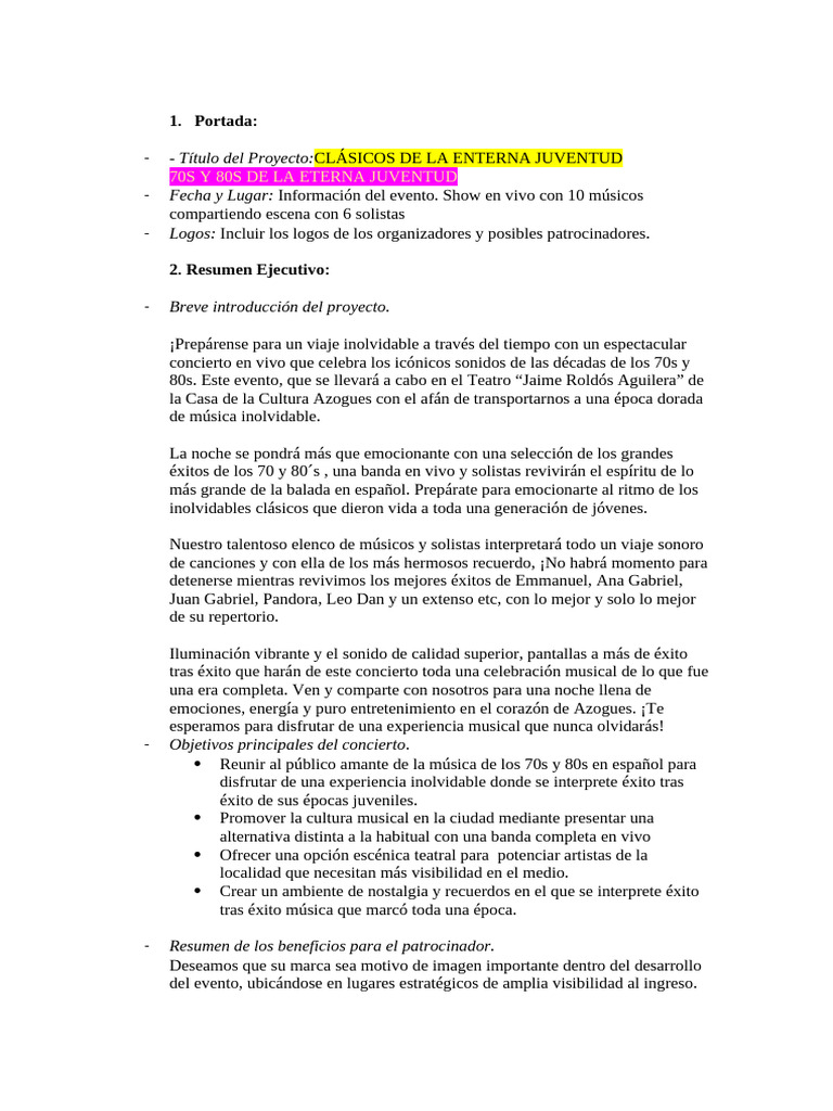 PROYECTO (Borrador) | PDF