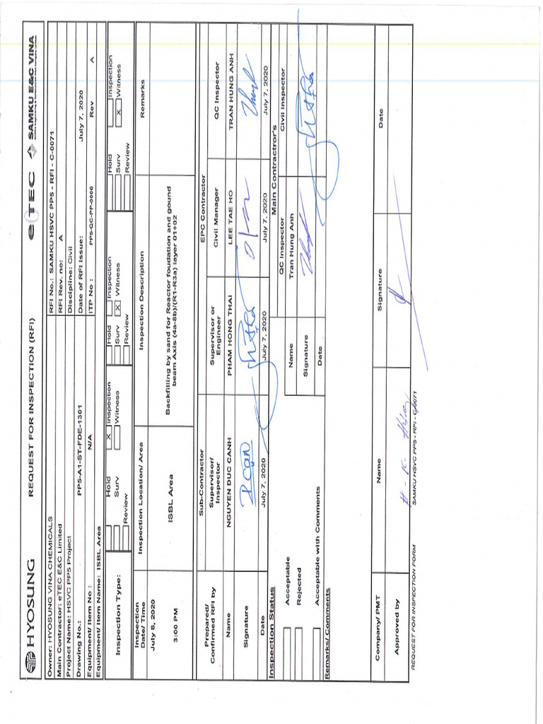 Samku-Hsvc Pp5-Rfi-C-0071 | PDF