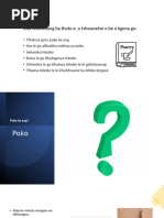 Setswana Makaelagongwe and Malatodi | PDF | Games & Activities