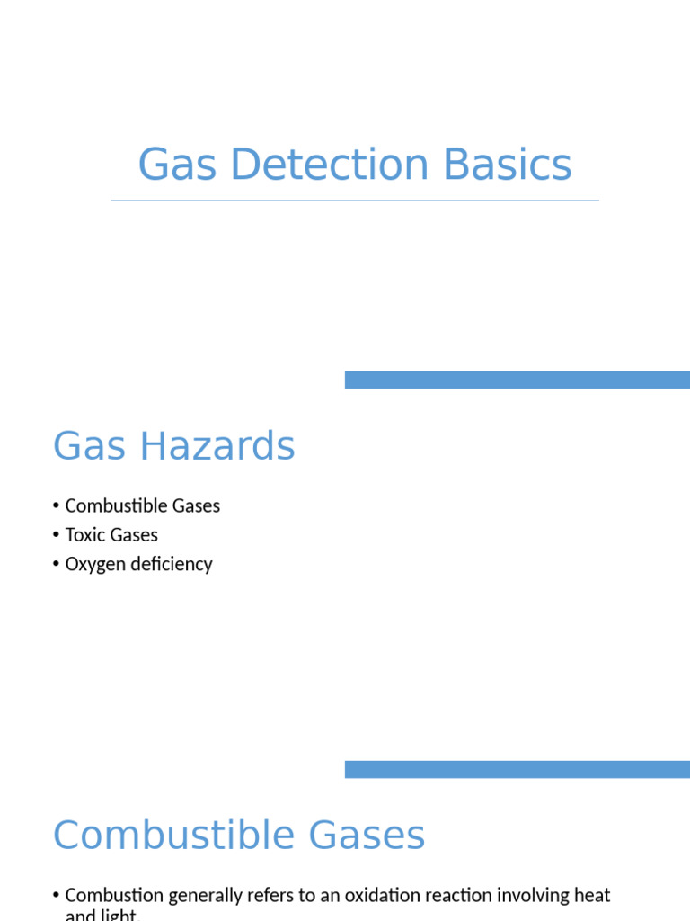 Gas Detection Basics (Auto-Saved) | PDF | Infrared | Emission Spectrum