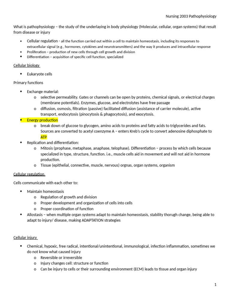 Patho notes | PDF | Oncogene | Cancer