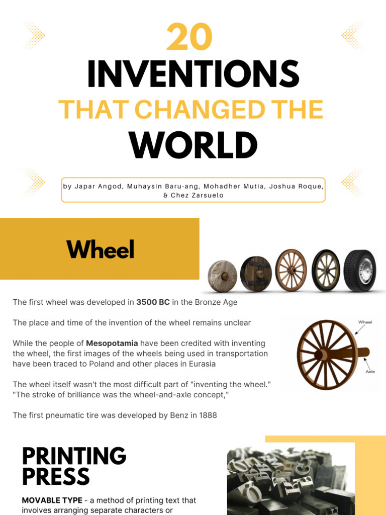 2 Inventions That Changed The World | PDF