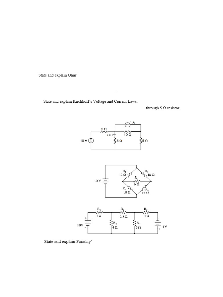 EEE - II Sem. - QP - I MID - 2016-17 | PDF