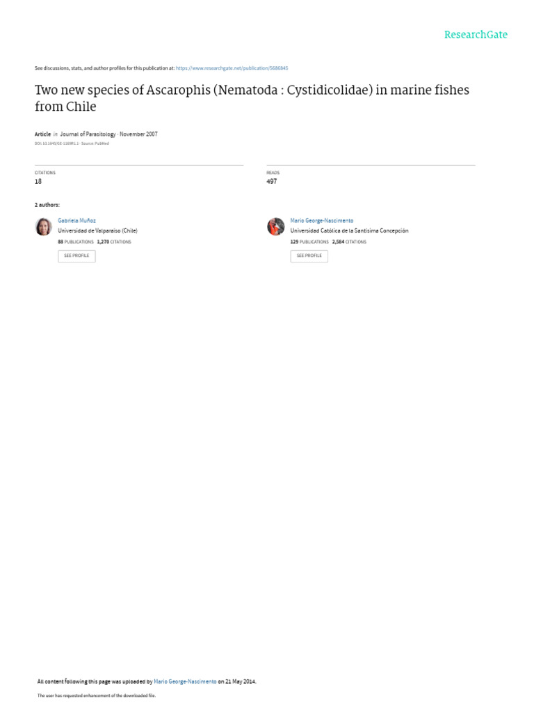 GM15 Munoz20y20GN2007 Prueba20imprenta | PDF | Nematode | Anatomical ...