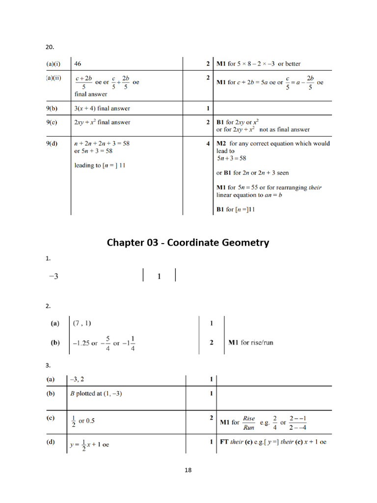WB MS Gr9 MathCore 2023 24 Answers - Docx 18 22 | PDF