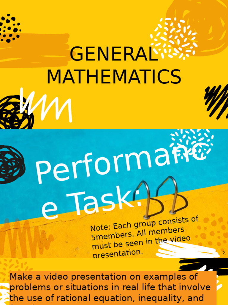 Performance Task 1st Gen Math | PDF