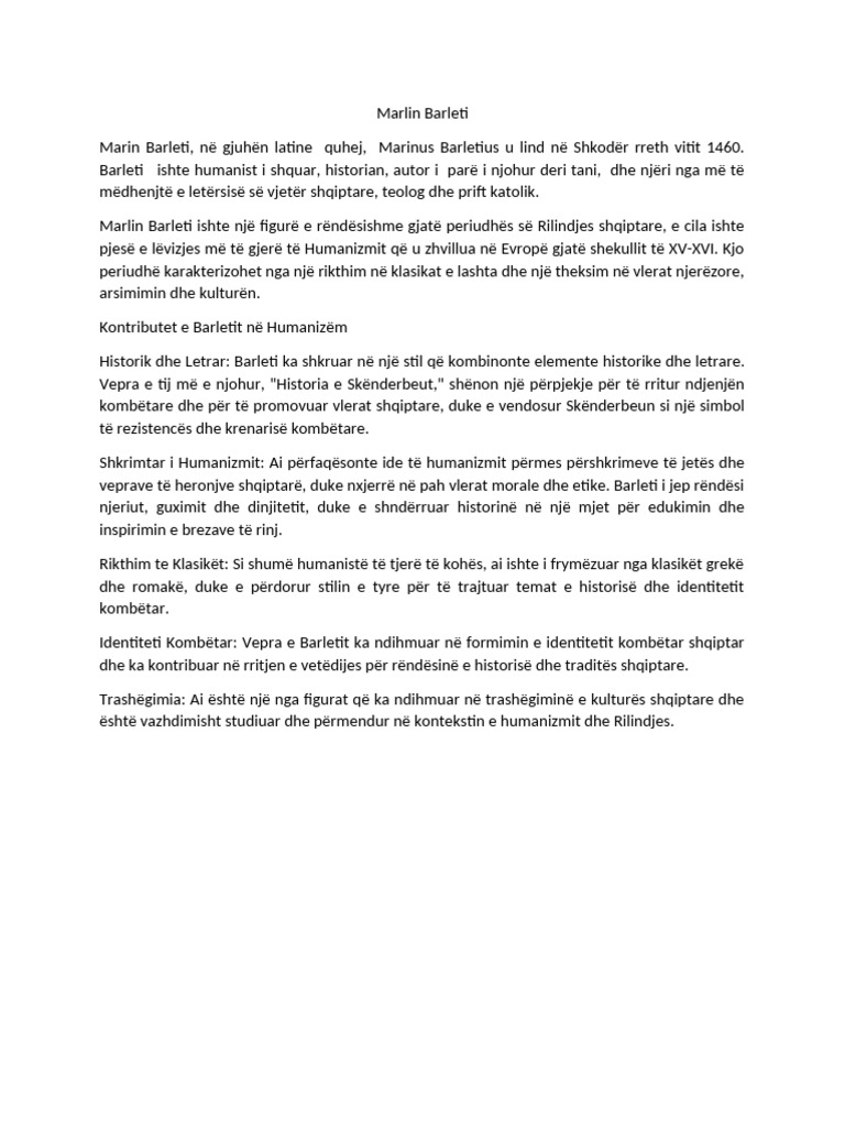 Marlin Barleti | PDF