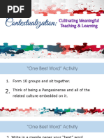 Indigenization and Contextualization of The Curriculum | PDF ...
