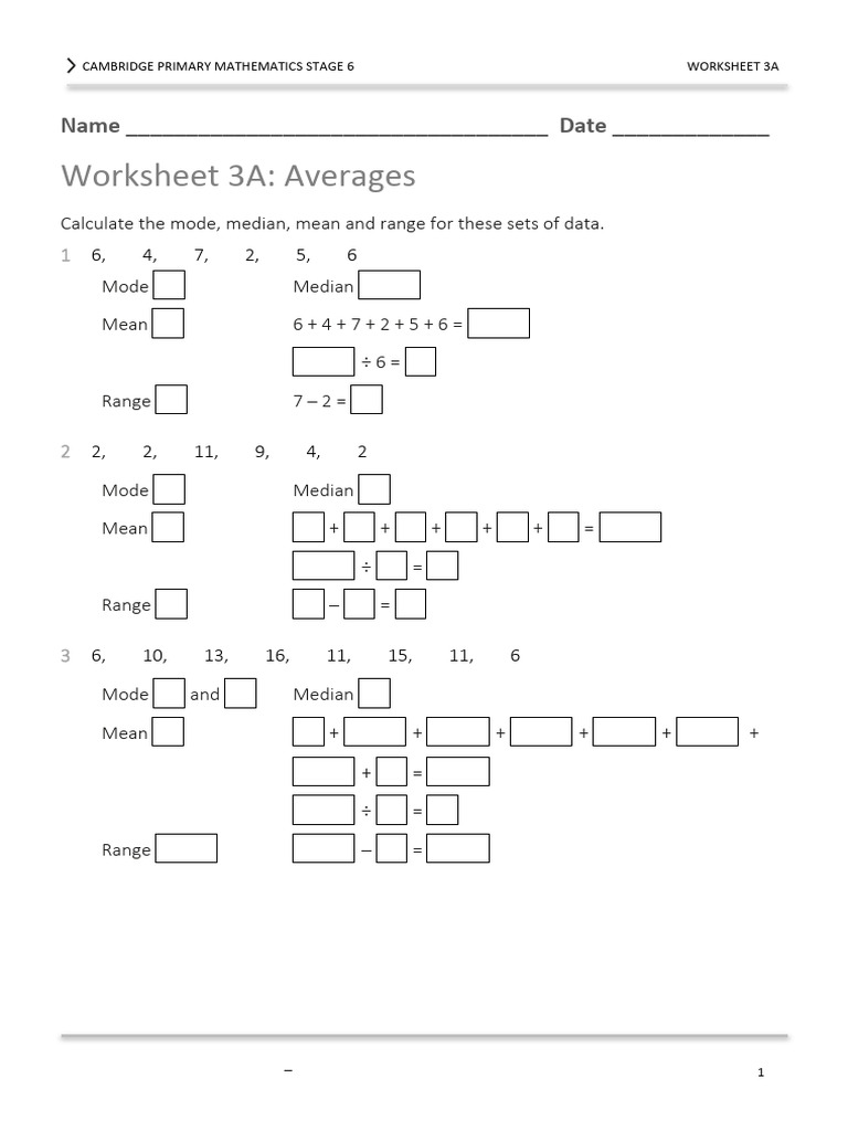 Prim Maths 6 2ed TR Diff Ws 3a | PDF