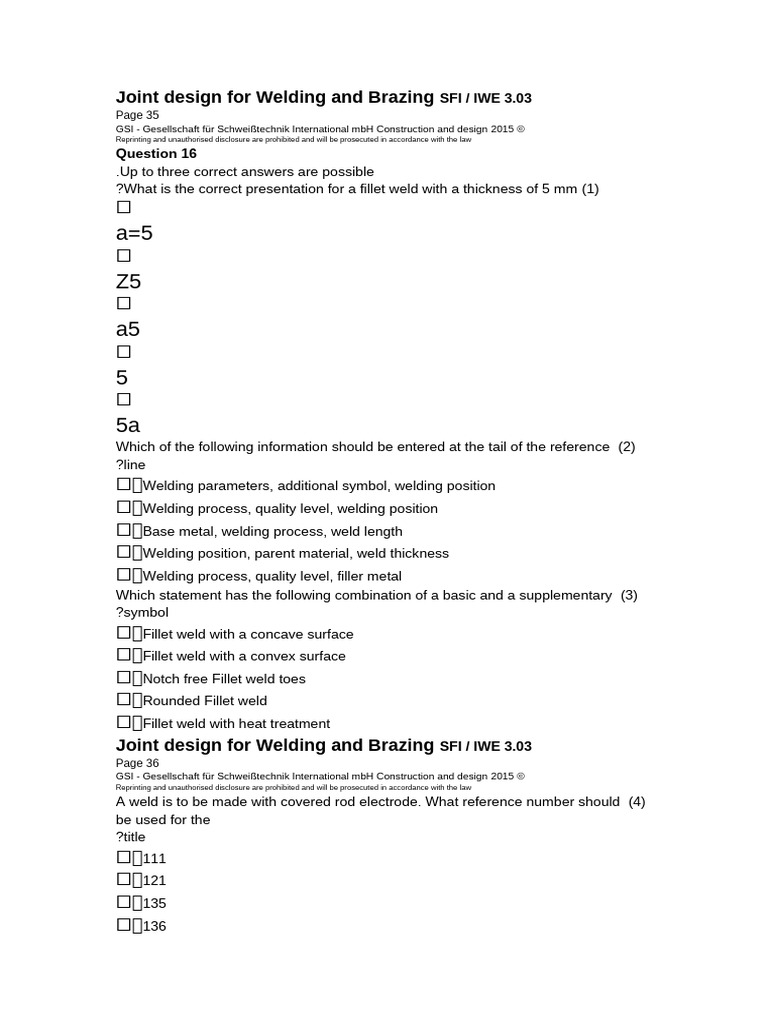 Joint design for Welding and Brazing 54 | PDF | Welding | Construction