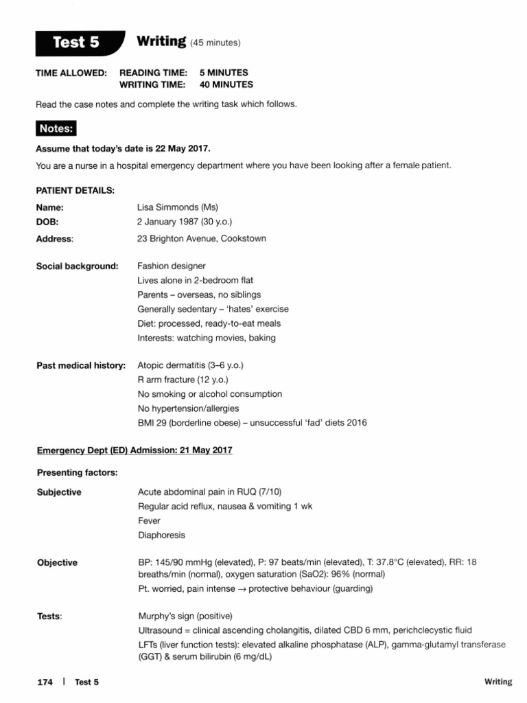 Case Notes - Ms Lisa Simmonds | PDF