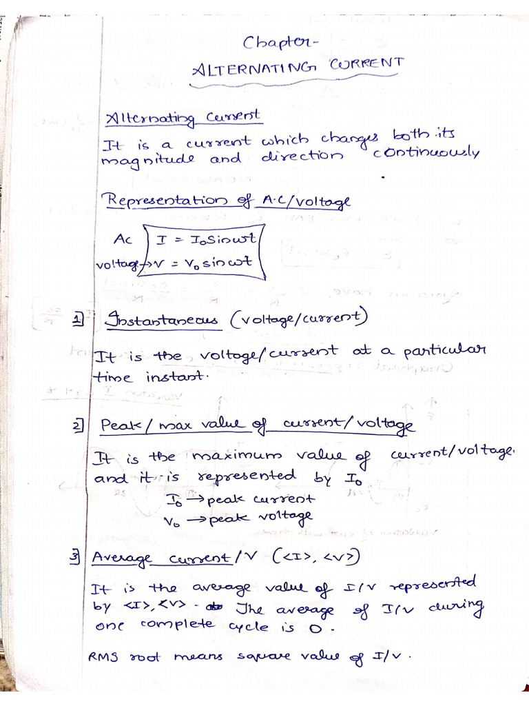 Alternating Current | PDF