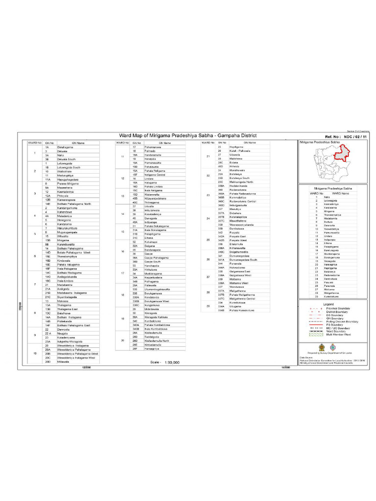 11 Gampaha MirigamaPS Section2 | PDF