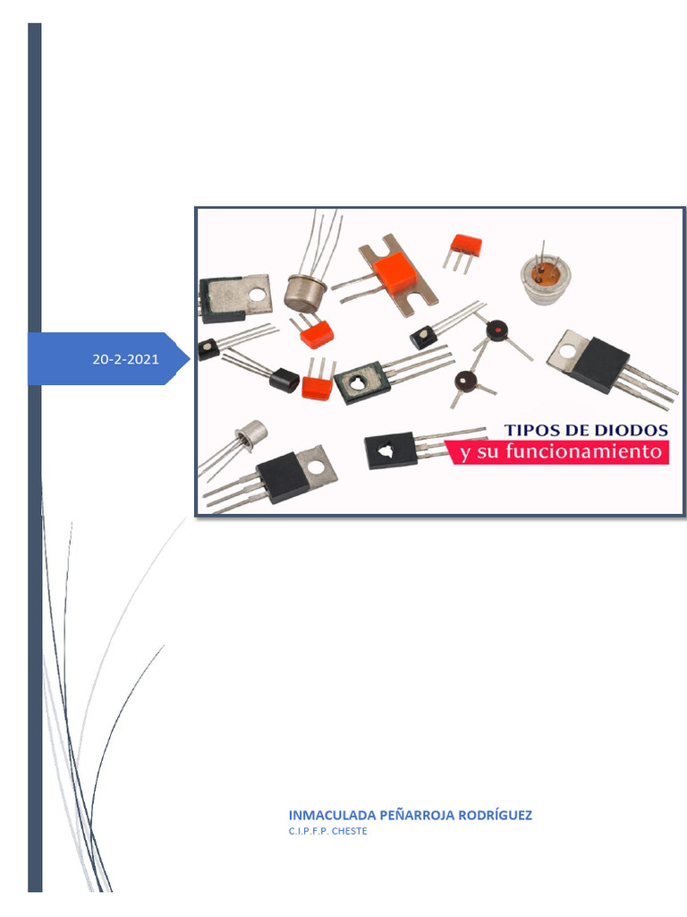 Tema 4, Tipos de Diodos | PDF | Diodo | Cantidades fisicas