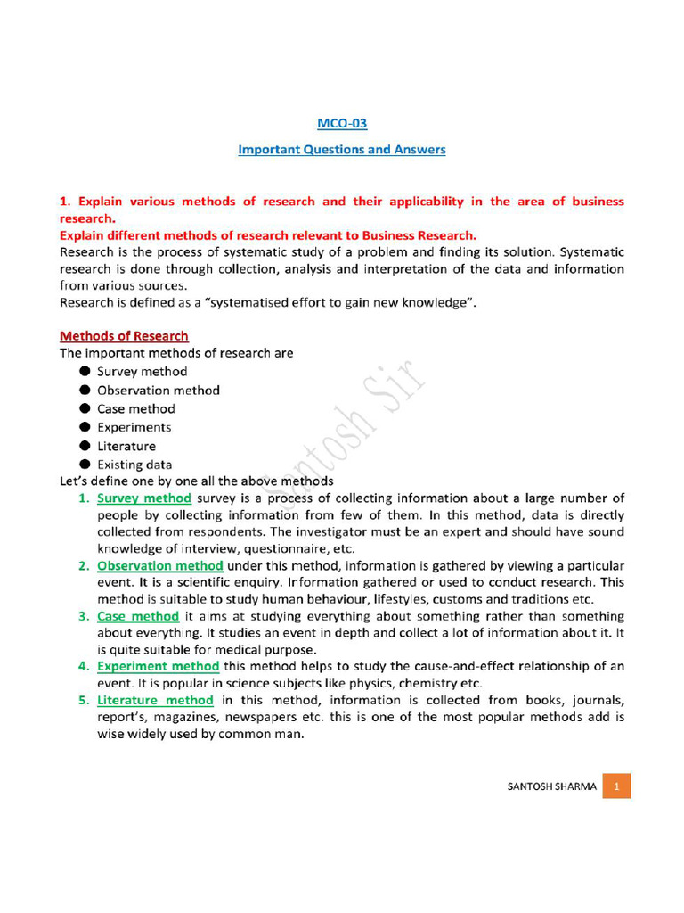 Mco 03 English | PDF