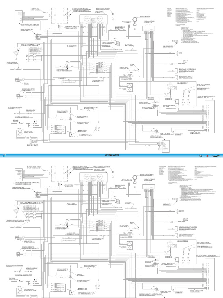 MP3 125 Wiring Diagram | PDF