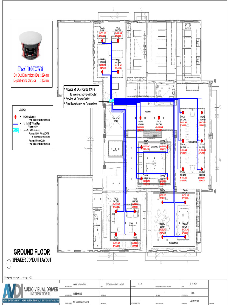 Ground Floor (Speaker Layout) | PDF | Computing | Electrical Engineering