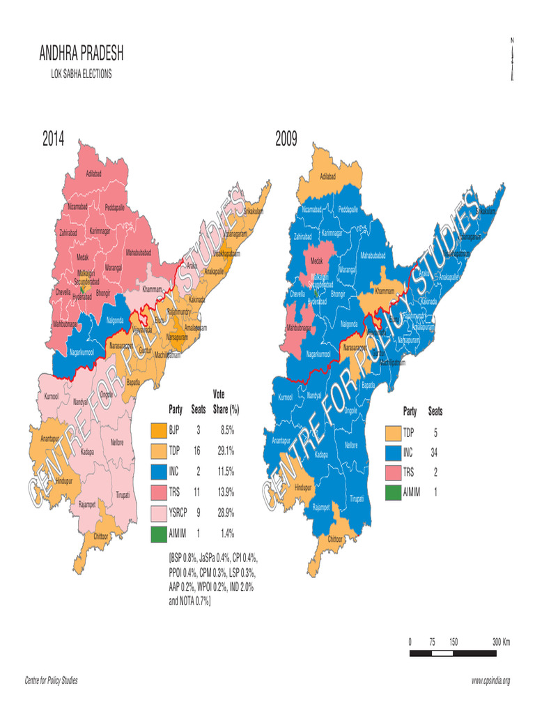 Andhra Pradesh Lok Sabha Election Data | PDF | Politics Of India ...