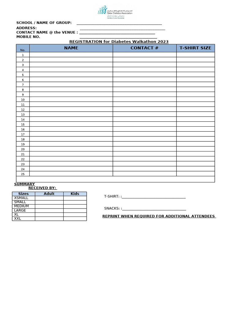 WDD Registration Form | PDF