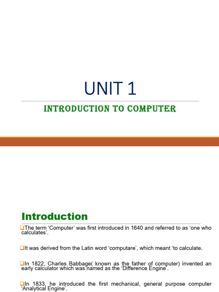 Unit1pdf | PDF | Computer Data Storage | Operating System