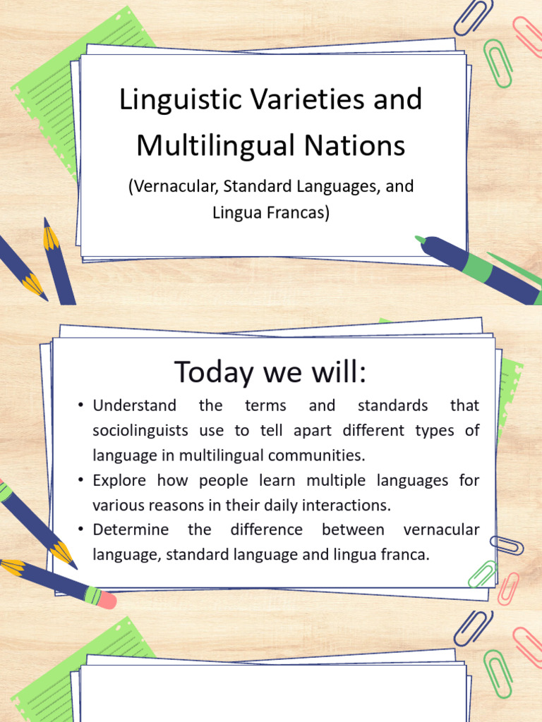 GROUP 4 Linguistic Varieties and Multilingual Nations | PDF | Mandarin ...
