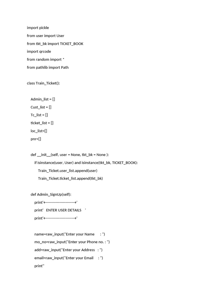 import pickle | PDF | User (Computing) | Qr Code
