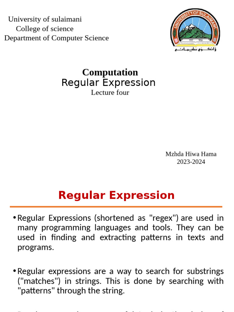 Understanding Regular Expressions Basics | PDF | Regular Expression | Metalogic