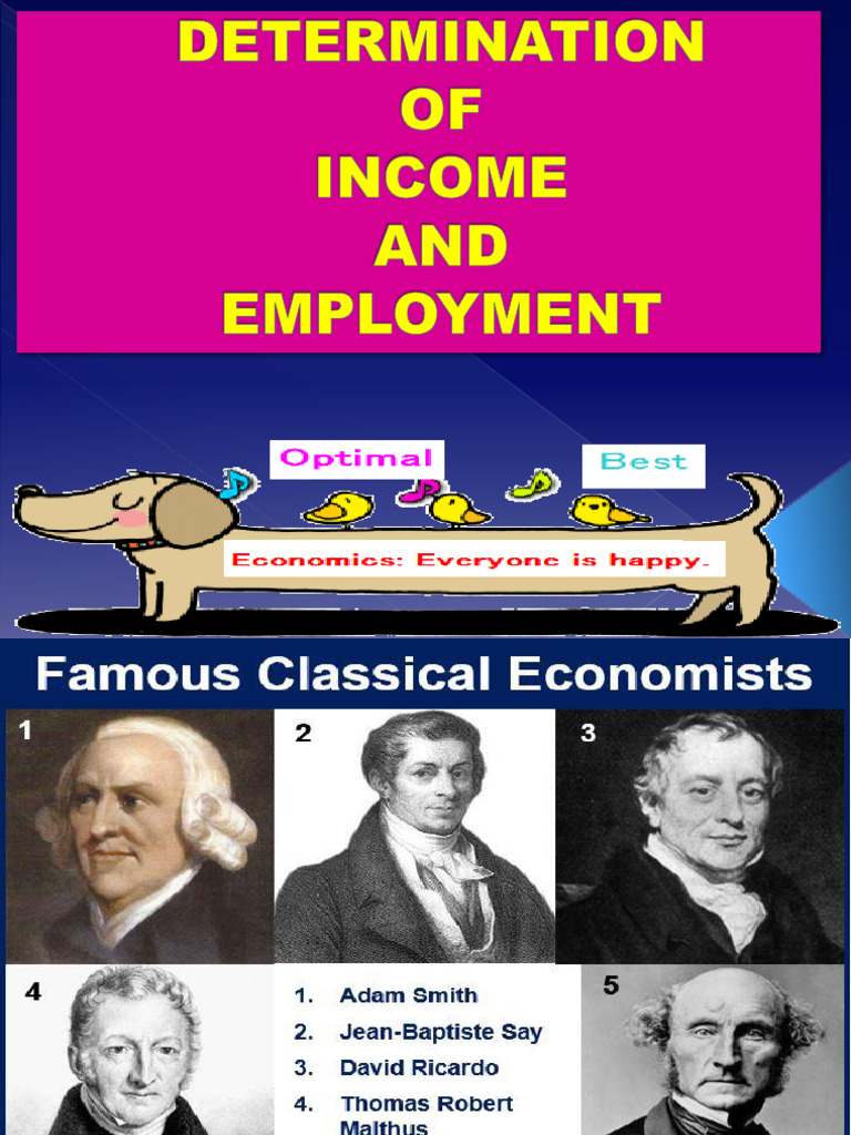 Determination Of Income And Employment Pdf Aggregate Demand Consumption Economics