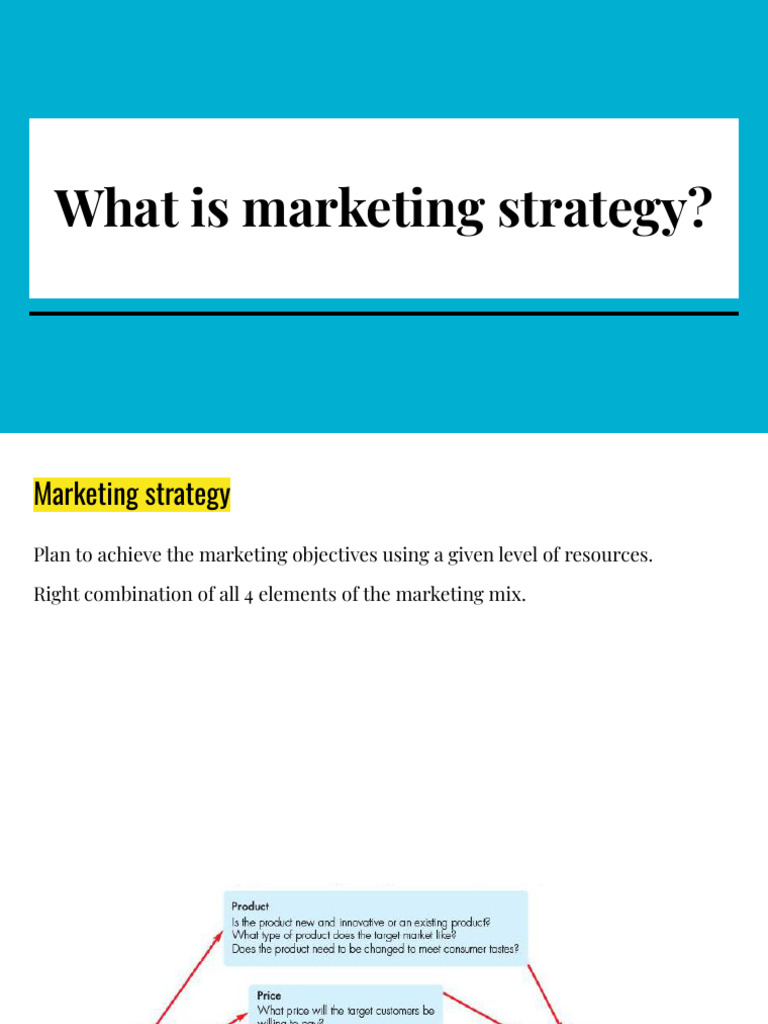 marketing strategy | PDF