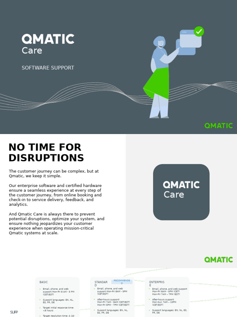 Qmatic Support Services Overview | PDF | Computing | Business