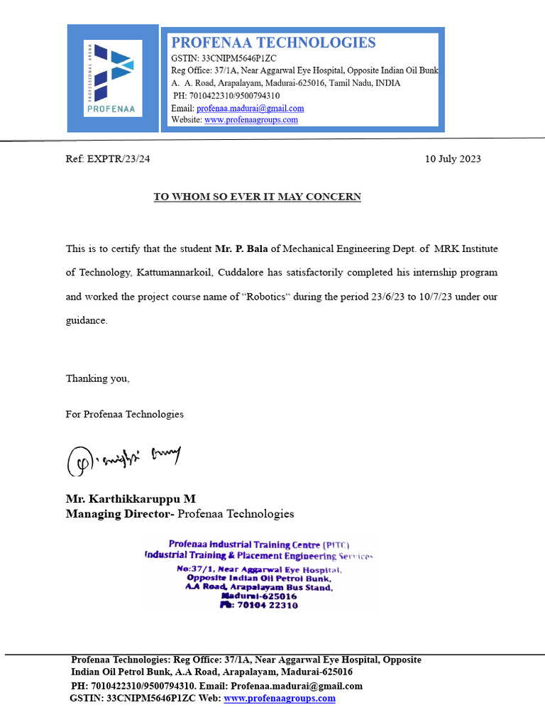 3.bala Certificate | PDF