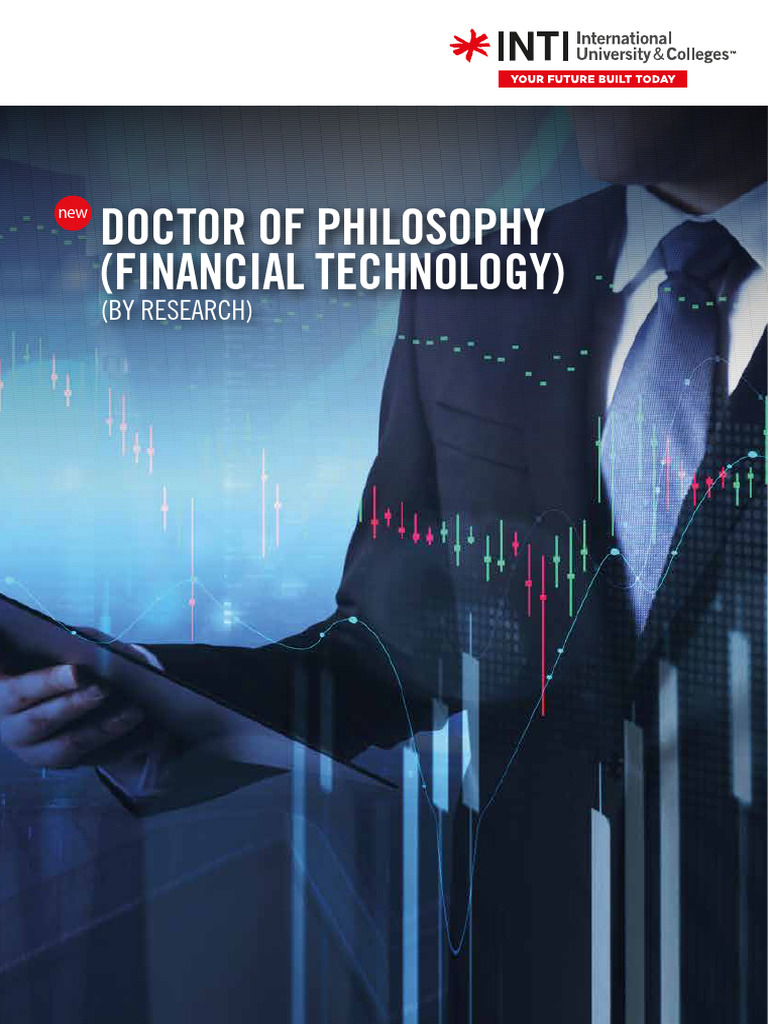 Doctor of Philosophy Financial Technology | PDF | Academic Degree | Thesis
