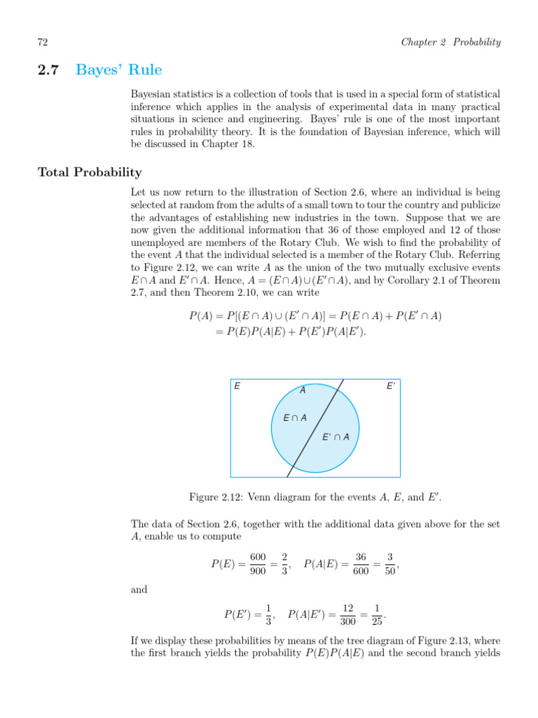 Bayes Rule | PDF | Statistical Inference | Bayesian Inference