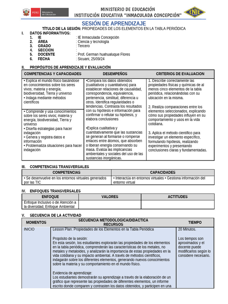 Propiedades de Elementos Químicos | PDF | Elementos químicos | Química