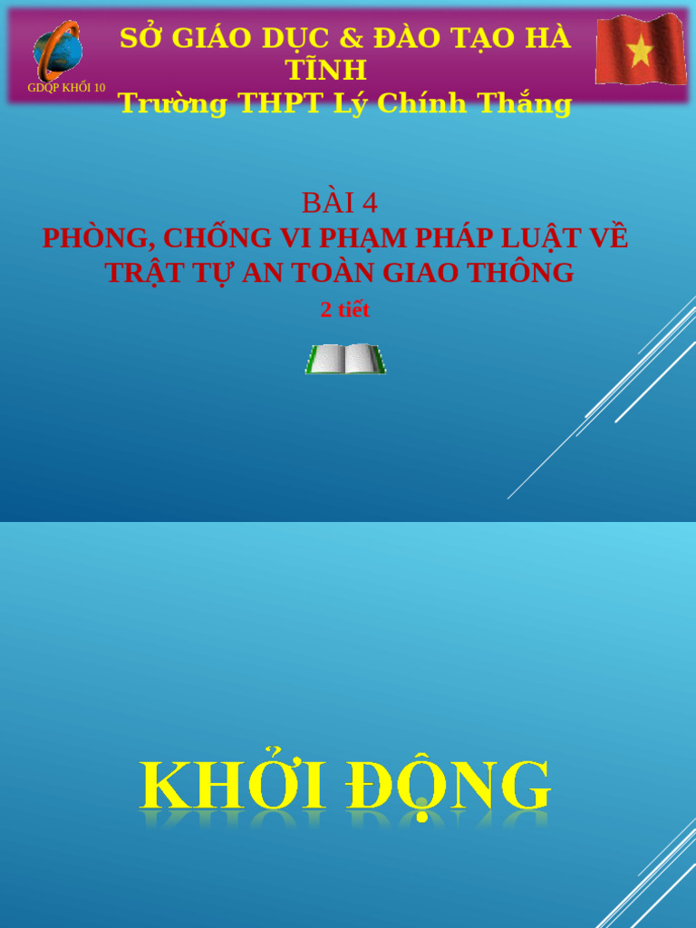 Bài 4. Phòng Chống Vi Pham Giao Thông - KNTT | PDF
