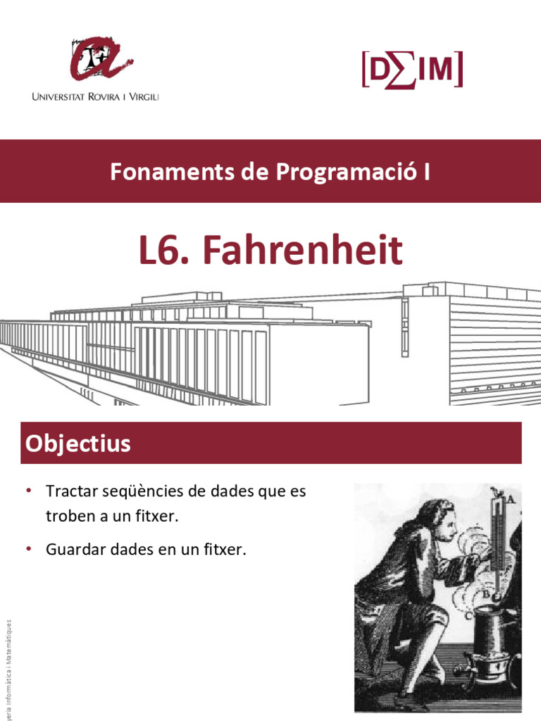 FPI - L6. Fahrenheit | PDF