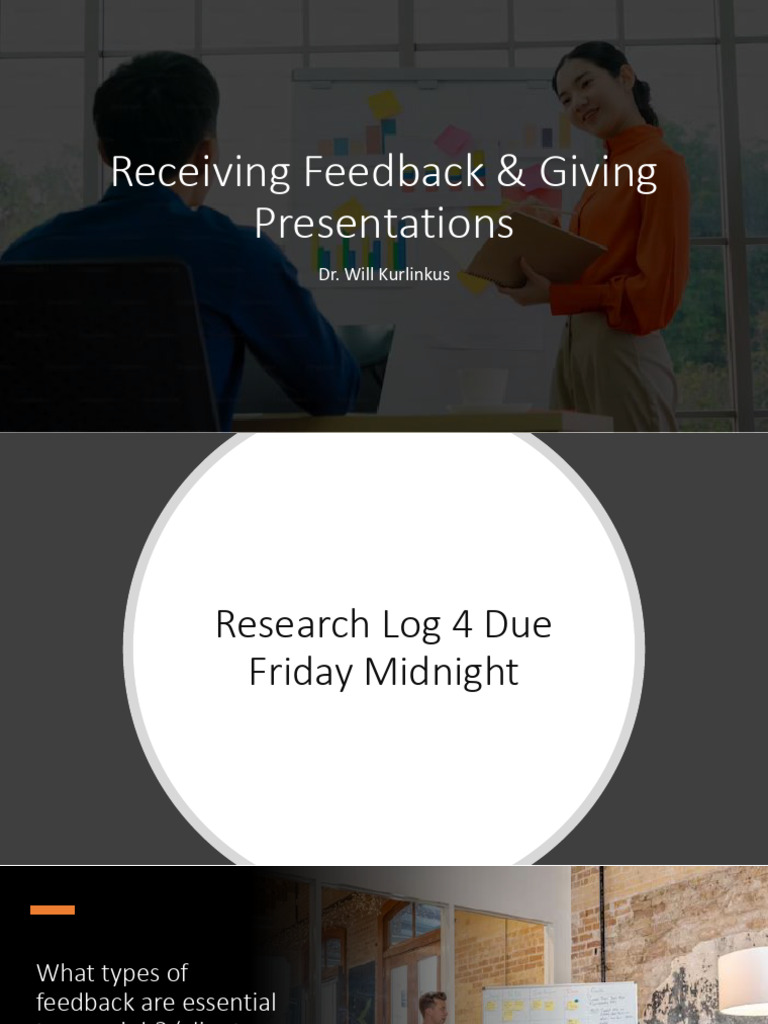 Presentations&Feedback | PDF | Cognition | Human Communication