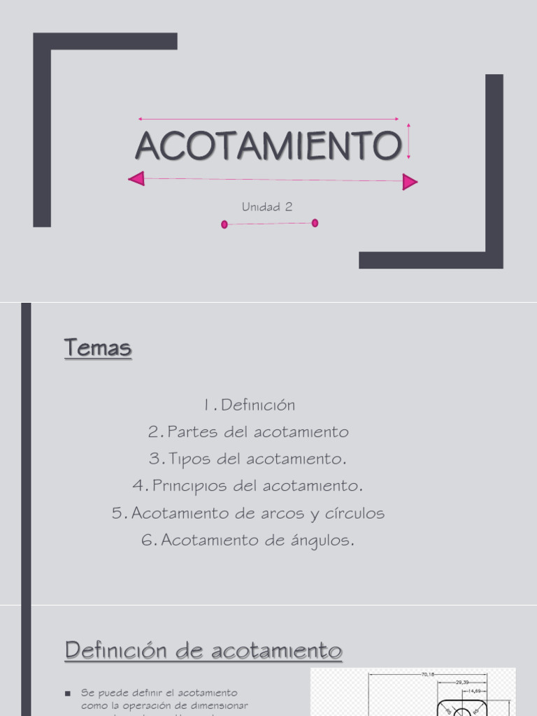 acotamiento tvht | PDF | Dibujo | Dibujo técnico